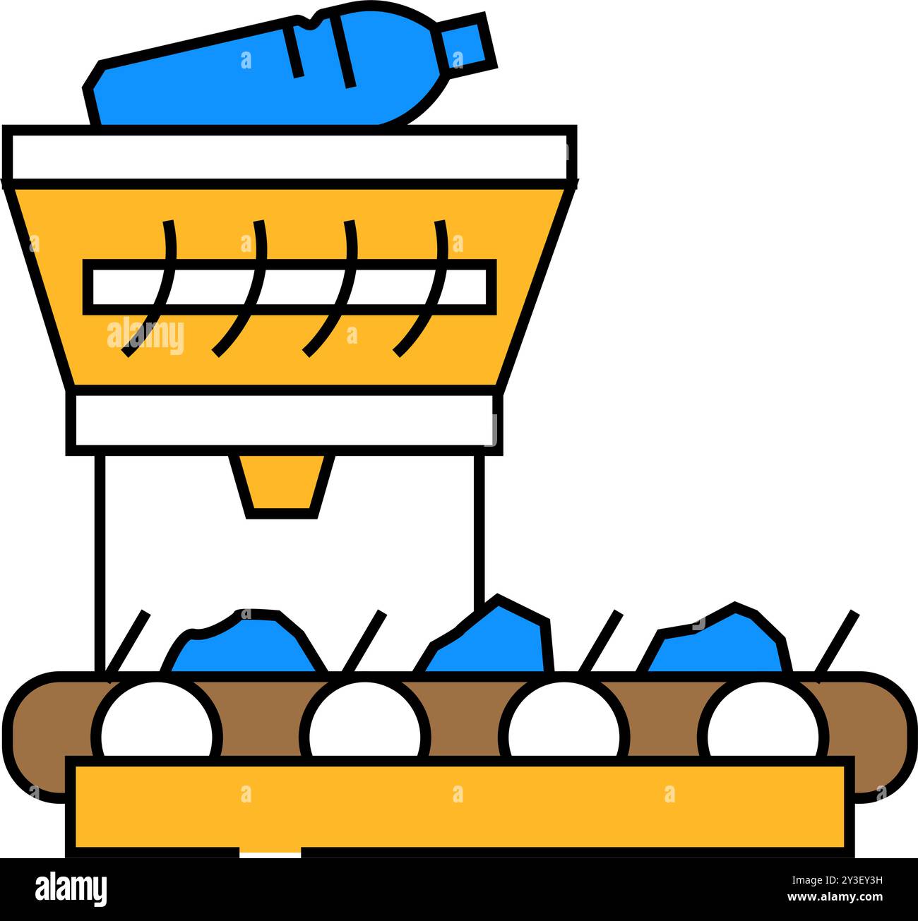 organic waste sorting icon color illustration Stock Vector Image & Art ...