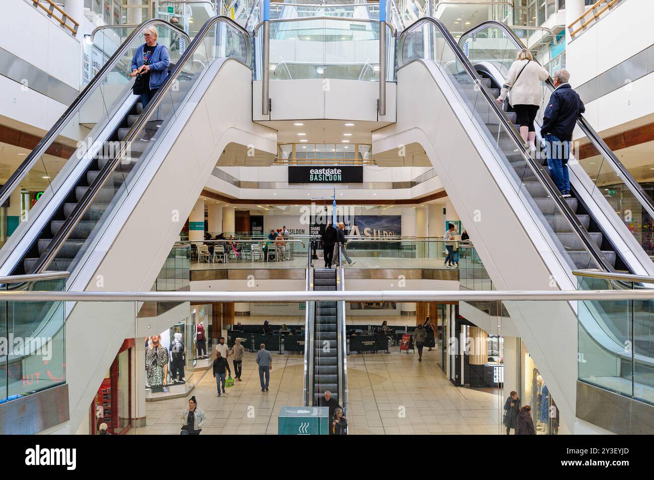 Basildon, Essex, UK - 11th September 2024: Basildon's Eastgate shopping ...