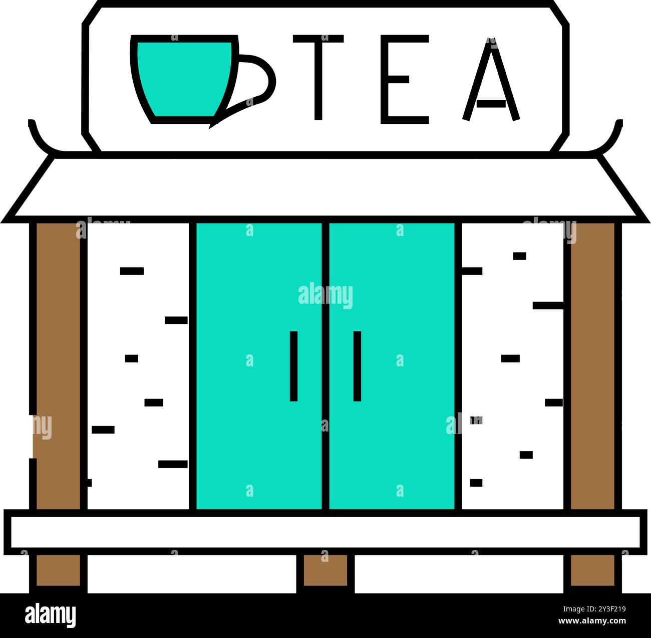 Tourism terrace house street Stock Vector Images - Alamy