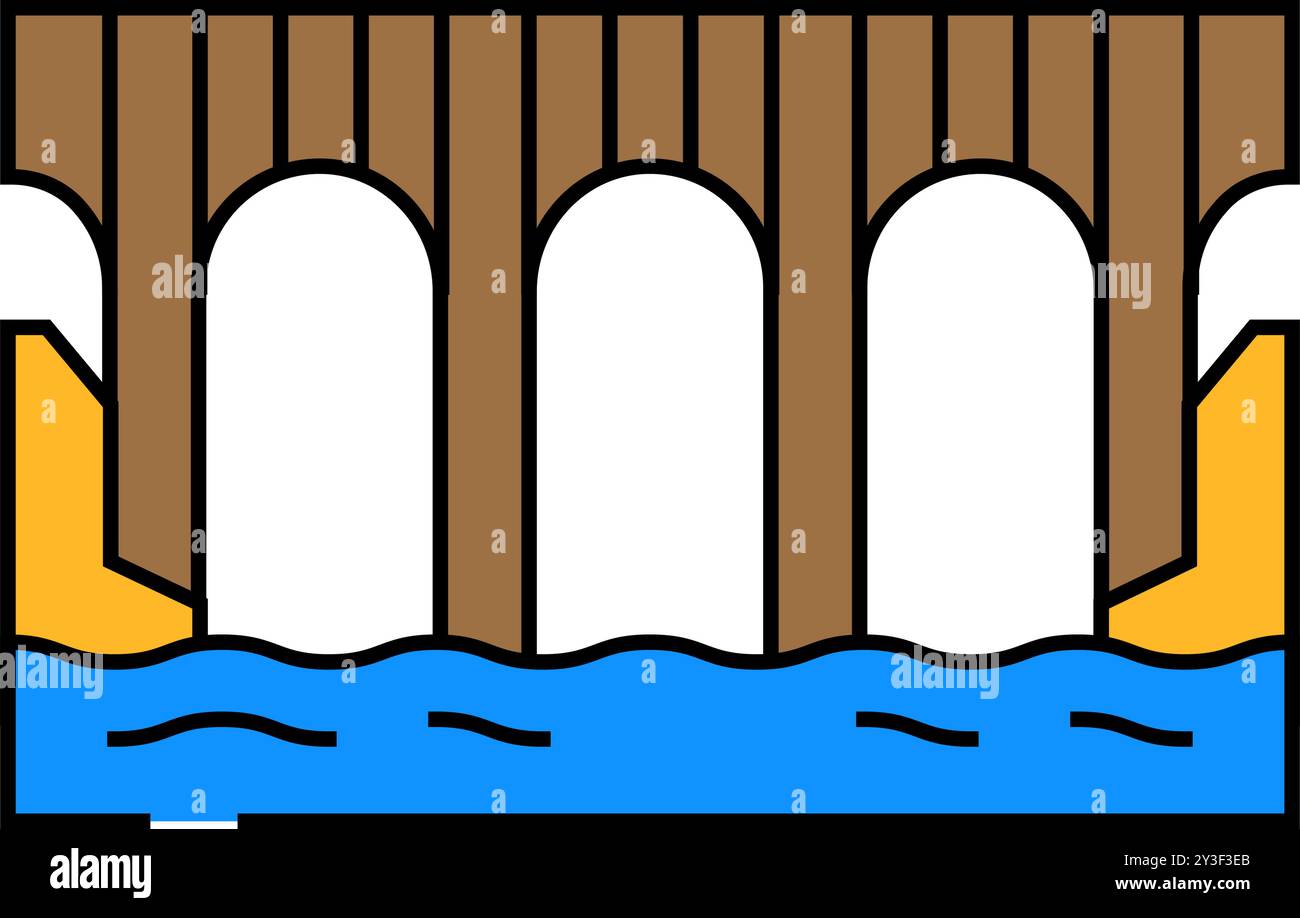 Steel viaduct structure Stock Vector Images - Alamy