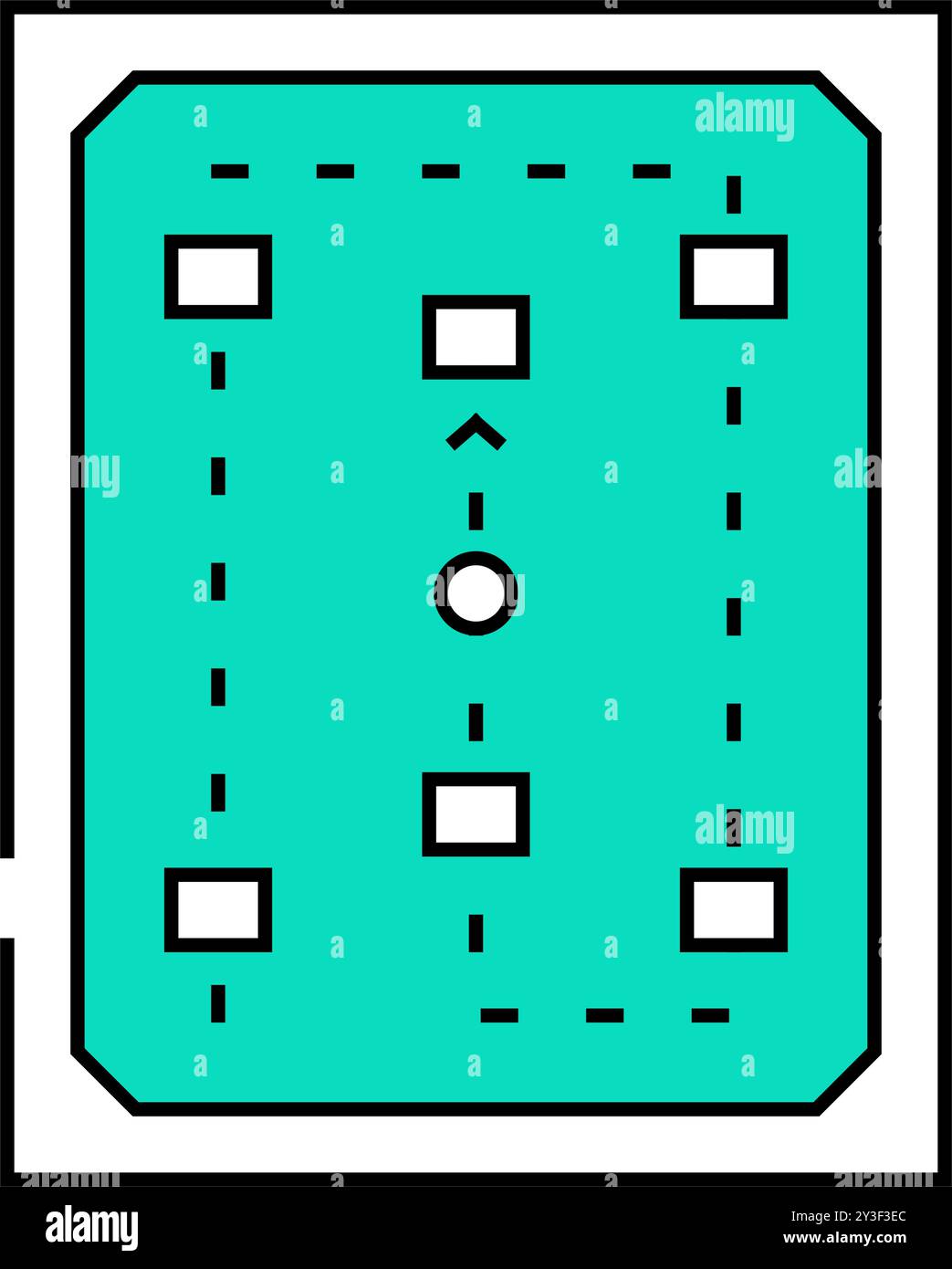 court croquet game icon color illustration Stock Vector Image & Art - Alamy