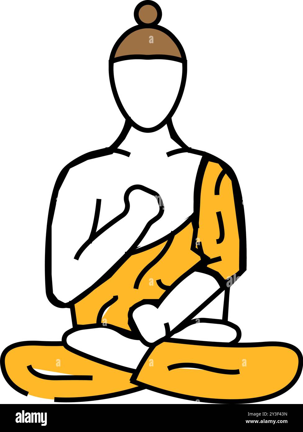 bodhisattva buddhism icon color illustration Stock Vector Image & Art ...