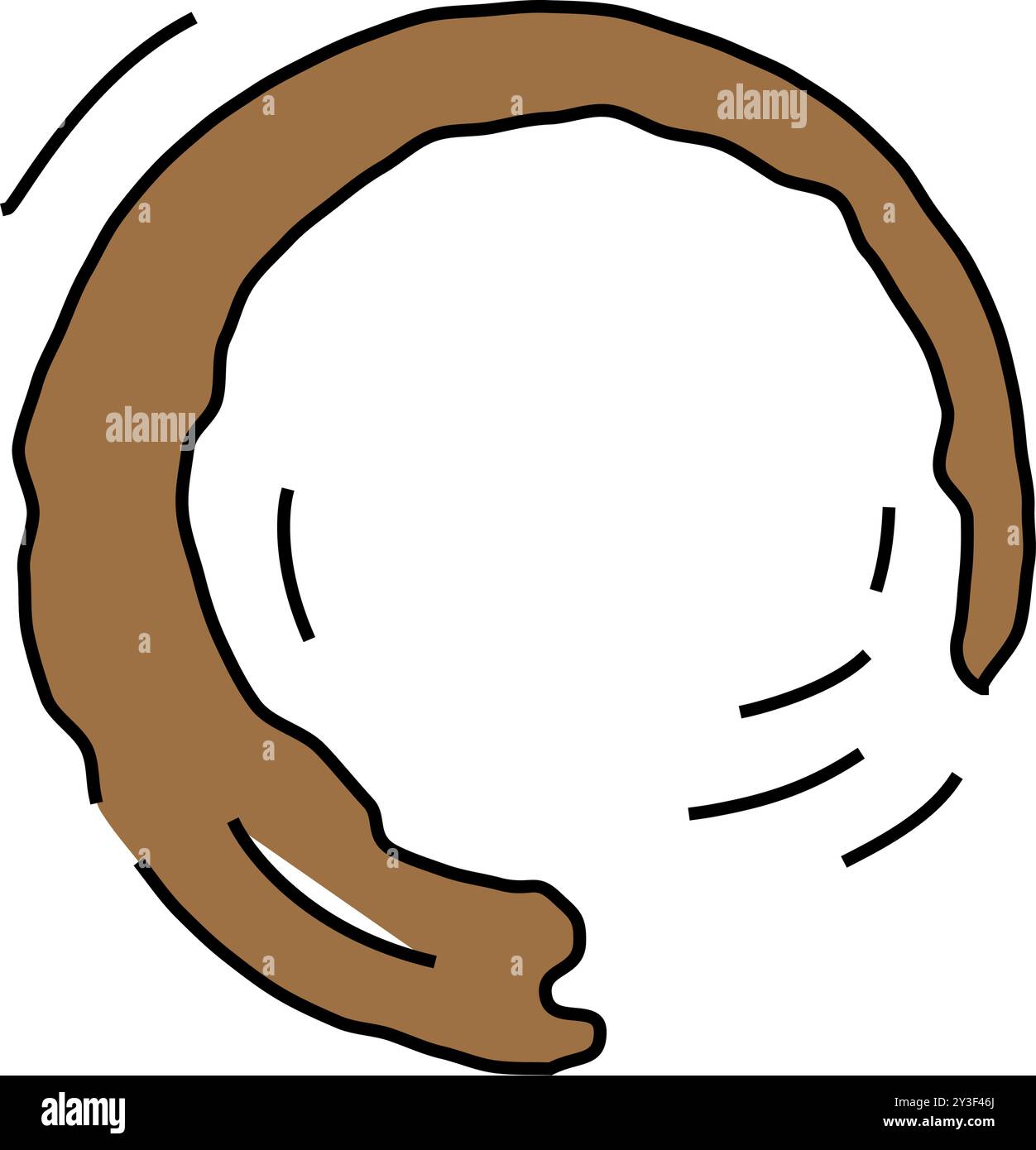 zen circle enso icon color illustration Stock Vector Image & Art - Alamy