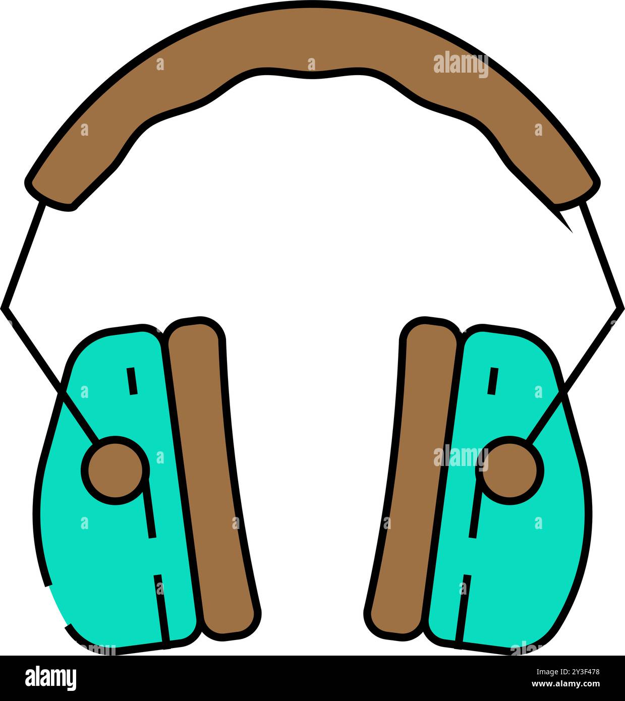 ear protectors ppe protective equipment icon color illustration Stock ...