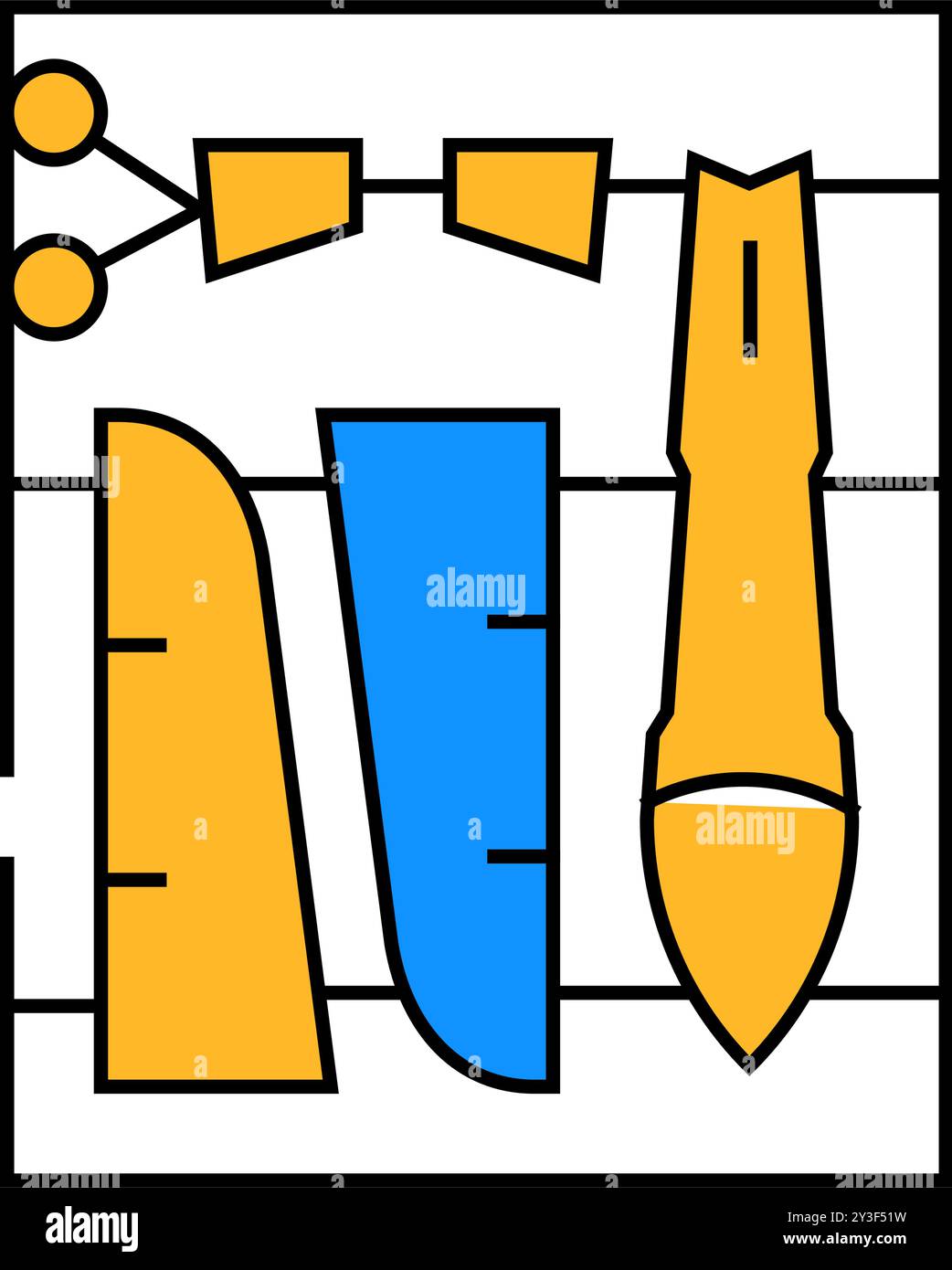 aircraft assembly icon color illustration Stock Vector Image & Art - Alamy