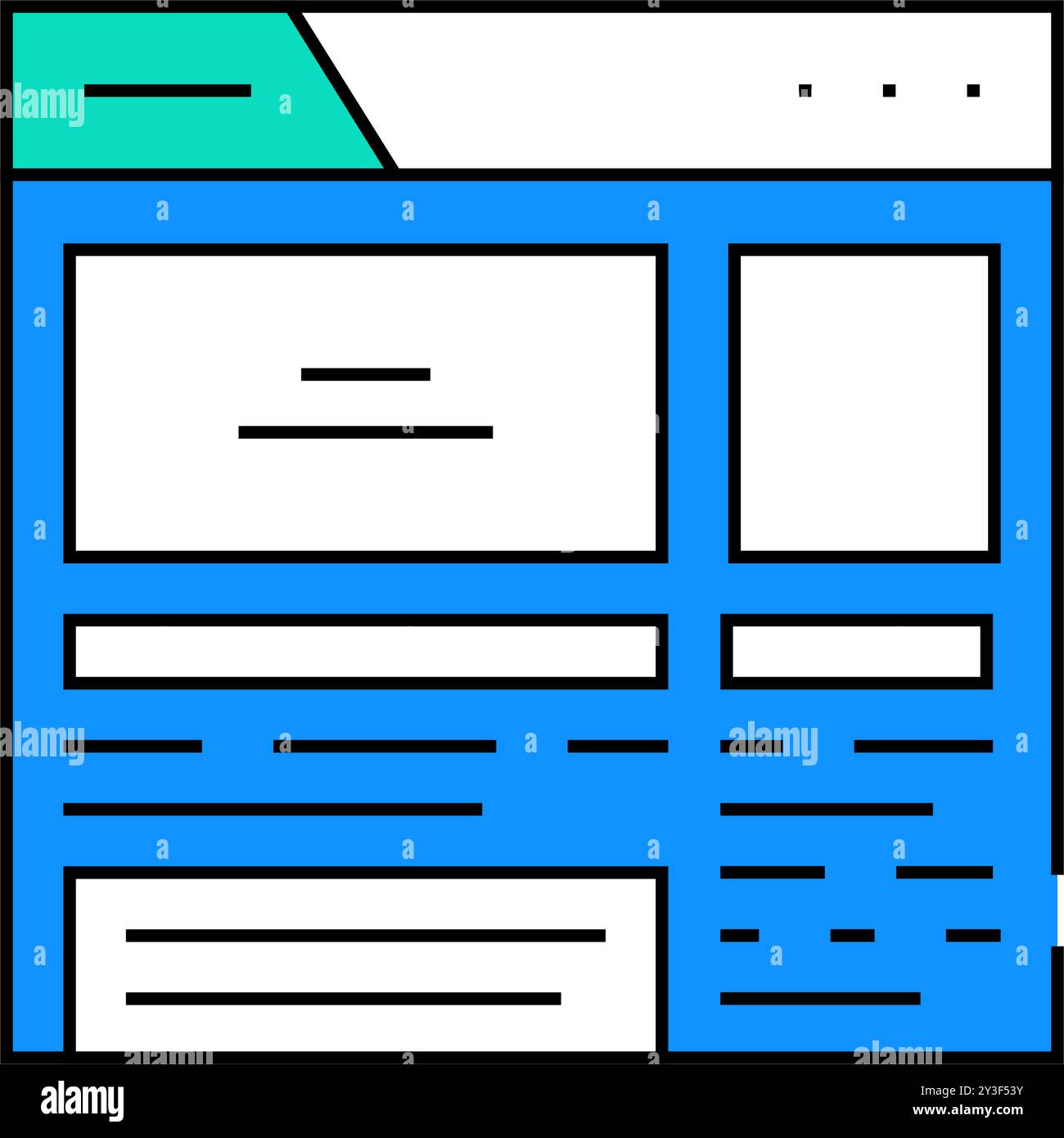 rich snippets seo icon color illustration Stock Vector Image & Art - Alamy