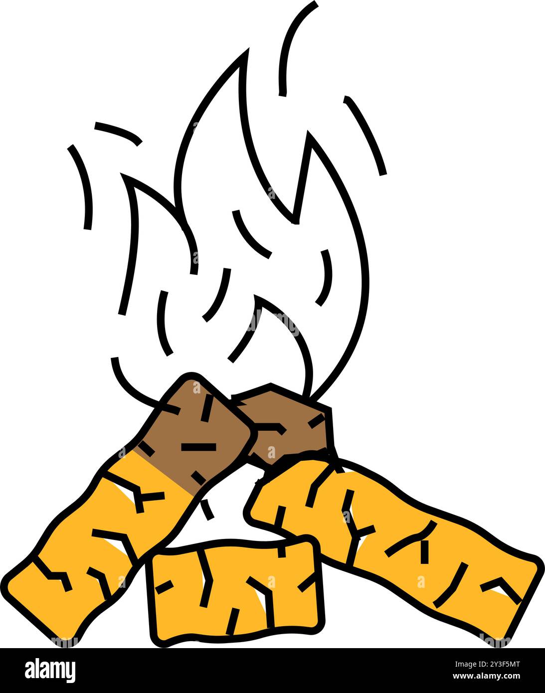 energy wood pellets icon color illustration Stock Vector Image & Art ...