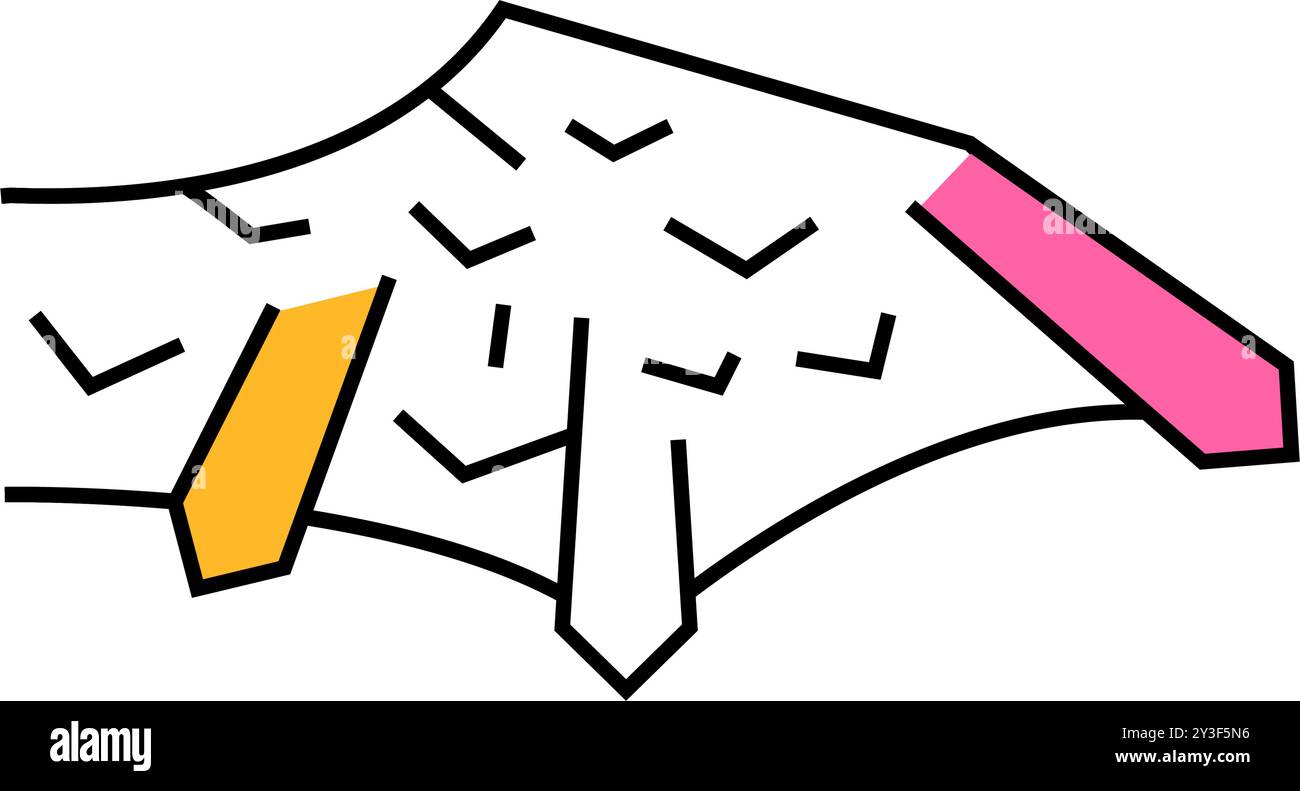 iron stone wing icon color illustration Stock Vector Image & Art - Alamy