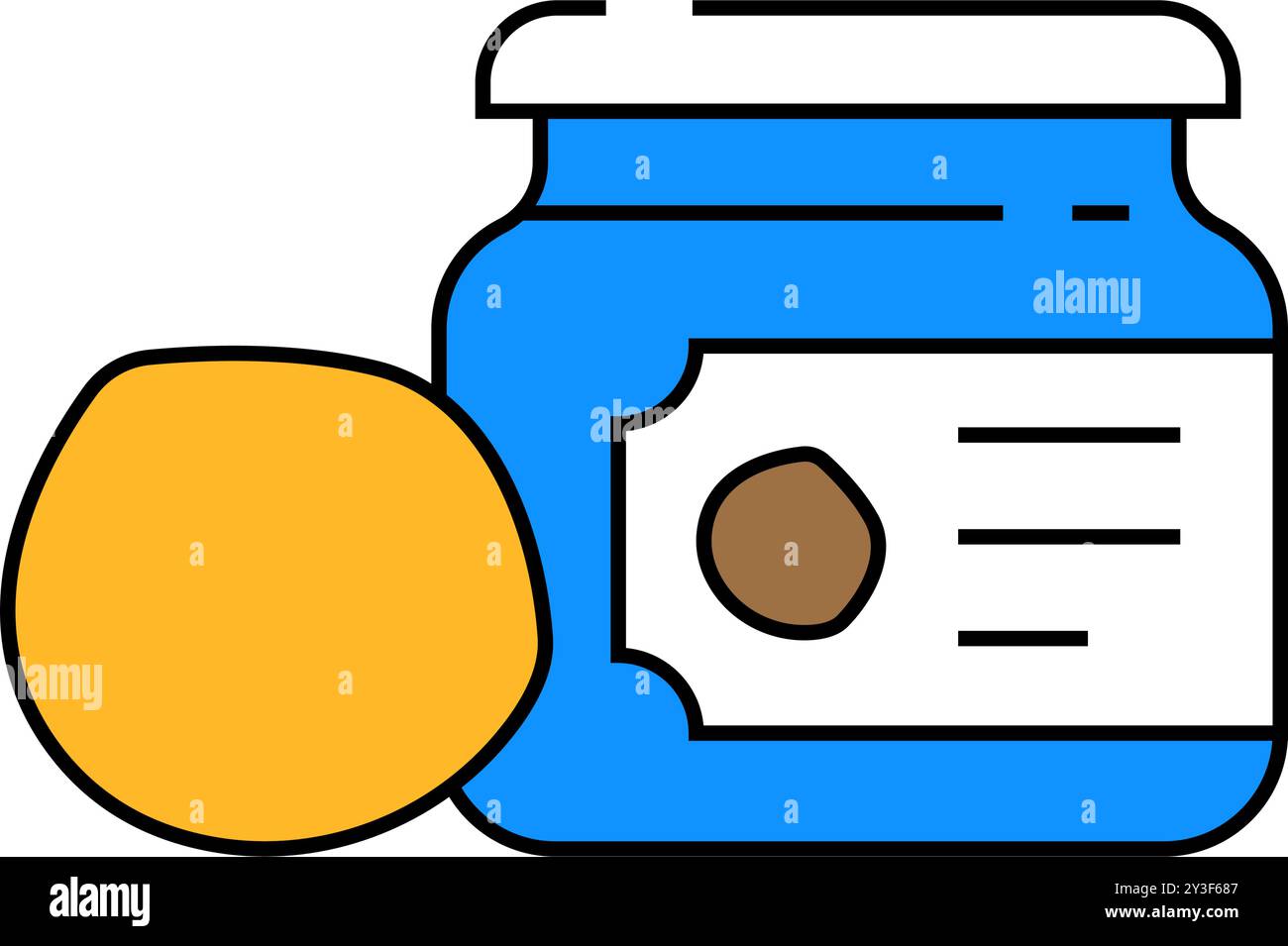 paste coconut tropical icon color illustration Stock Vector Image & Art ...
