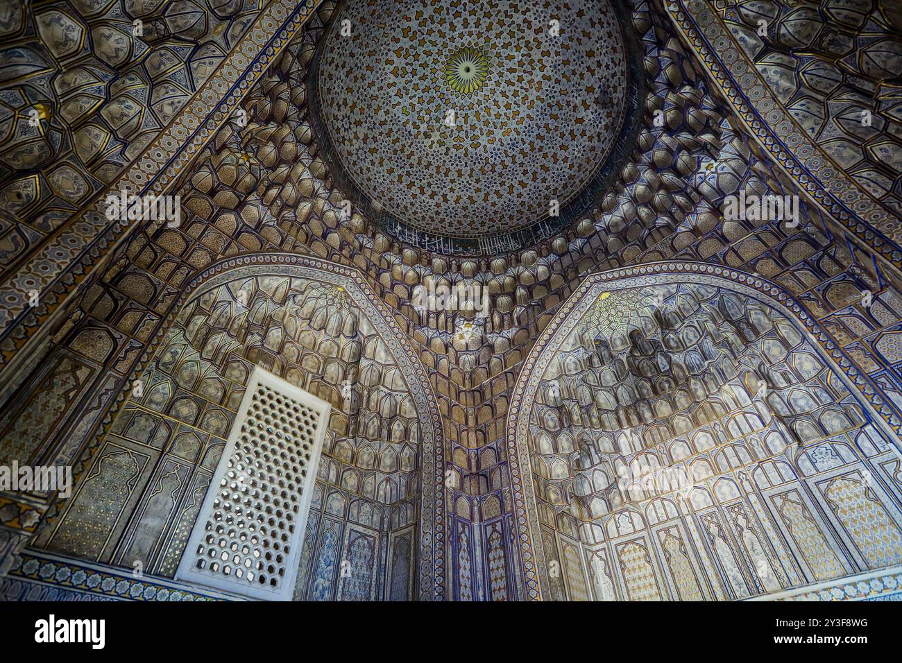 Samarkand, Uzbekistan - May 09, 2019: Inside View of the Eastern ...