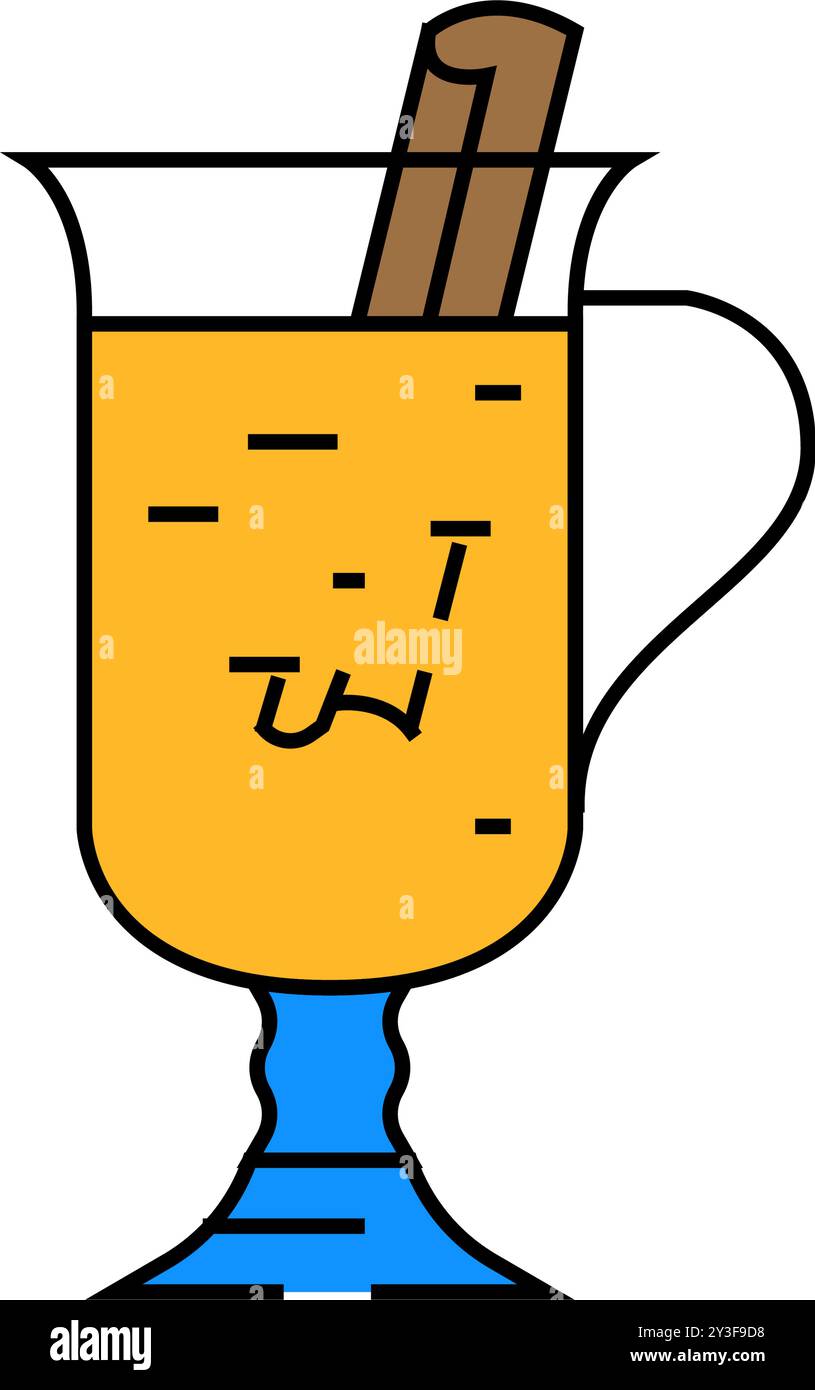 hot cider autumn icon color illustration Stock Vector Image & Art - Alamy