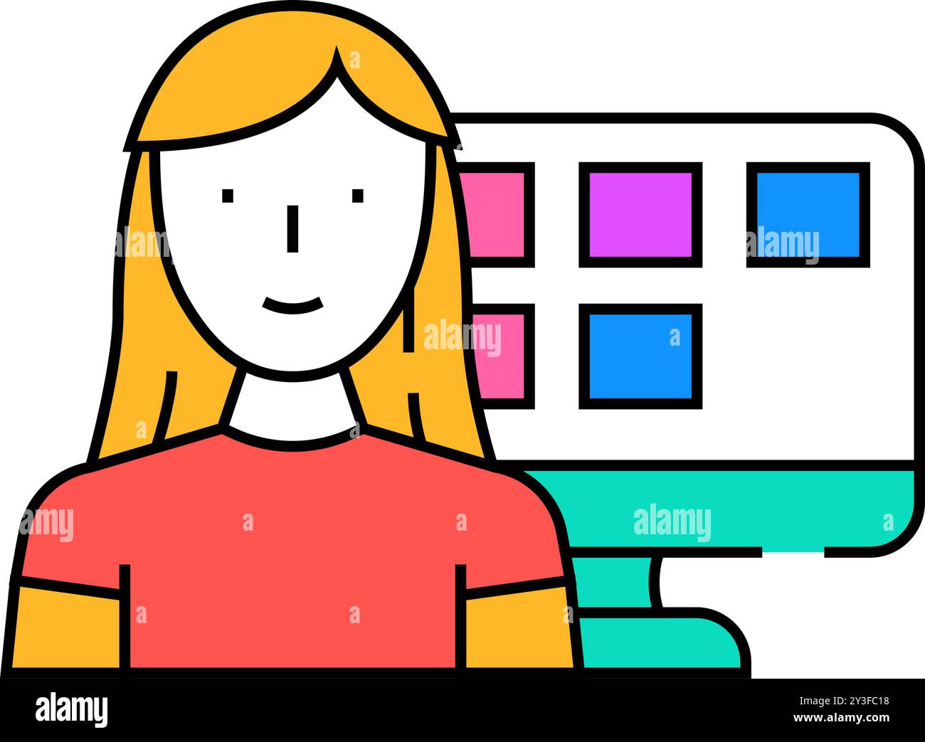 Happy freelancing Stock Vector Images - Alamy