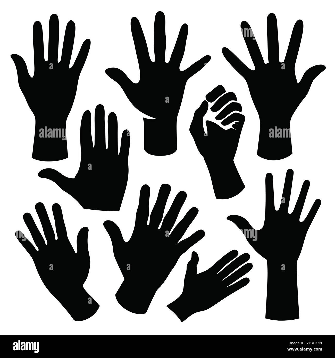 Versatile Hand Sign Vector Set, Varied Hand Signs for Creative Design ... Versatile Hand Sign Vector Set, Varied Hand Signs for Creative Design ...