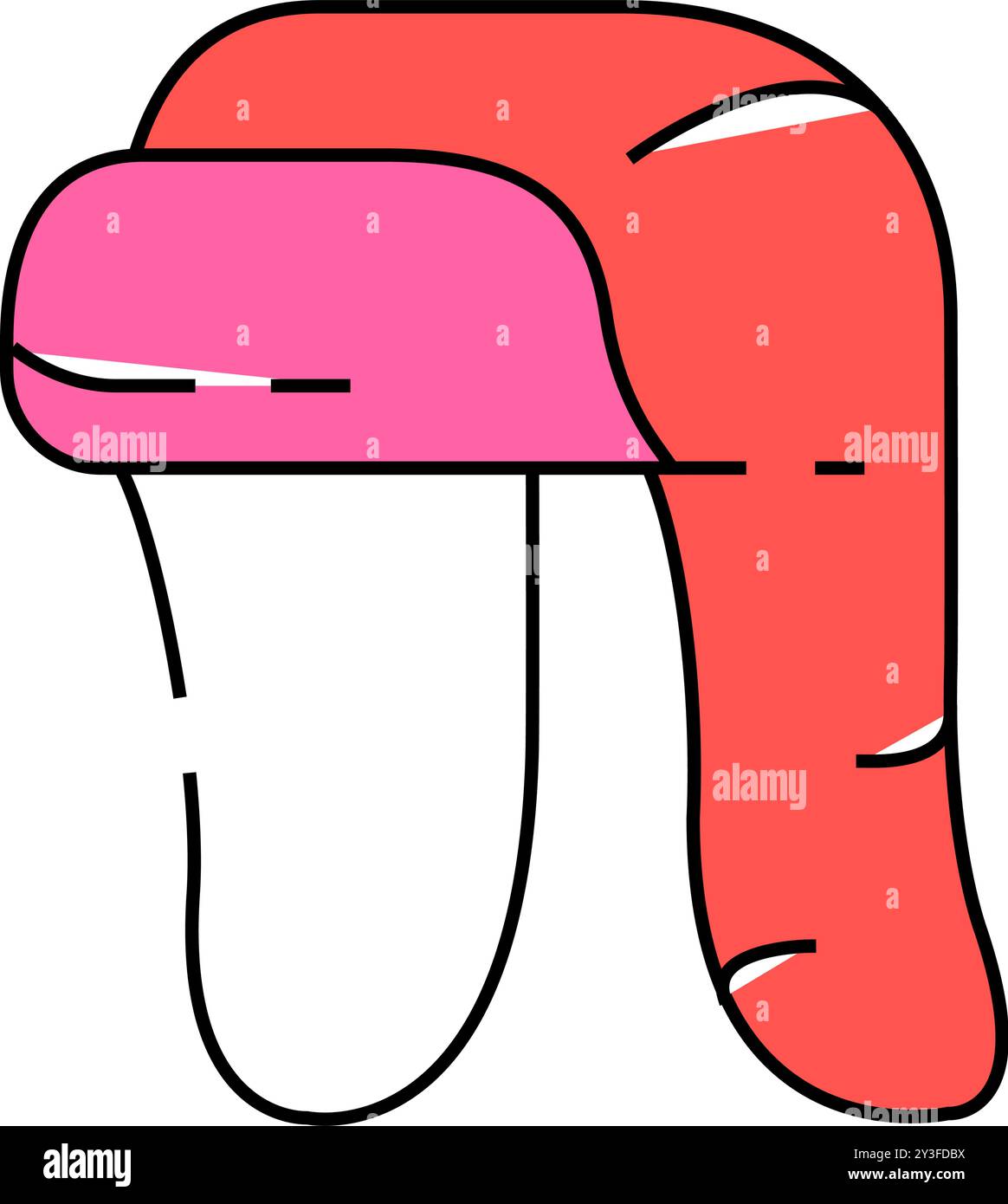 Ushanka traditional winter hat Cut Out Stock Images & Pictures - Alamy