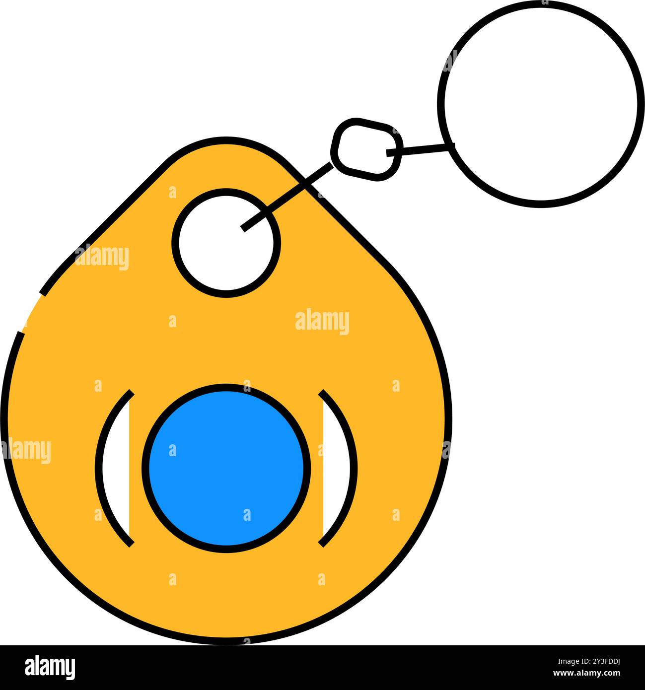 magnetic key from entrance icon color illustration Stock Vector Image ...