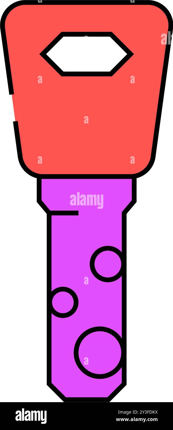 Watch key color icon Stock Vector Images - Alamy