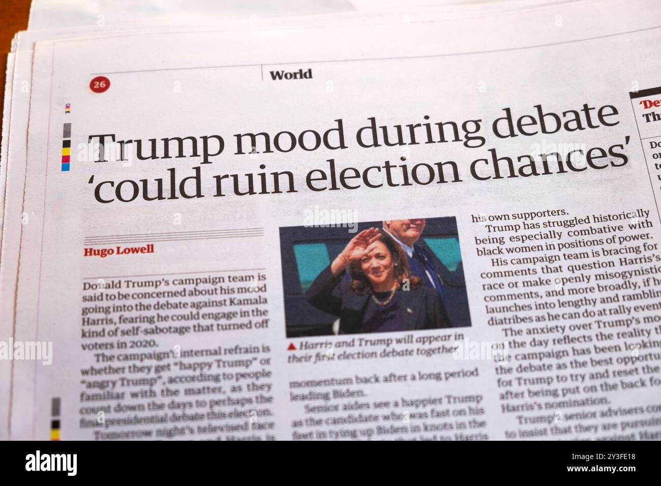 Donald 'Trump mood during debate 'could ruin election chances' Guardian ...