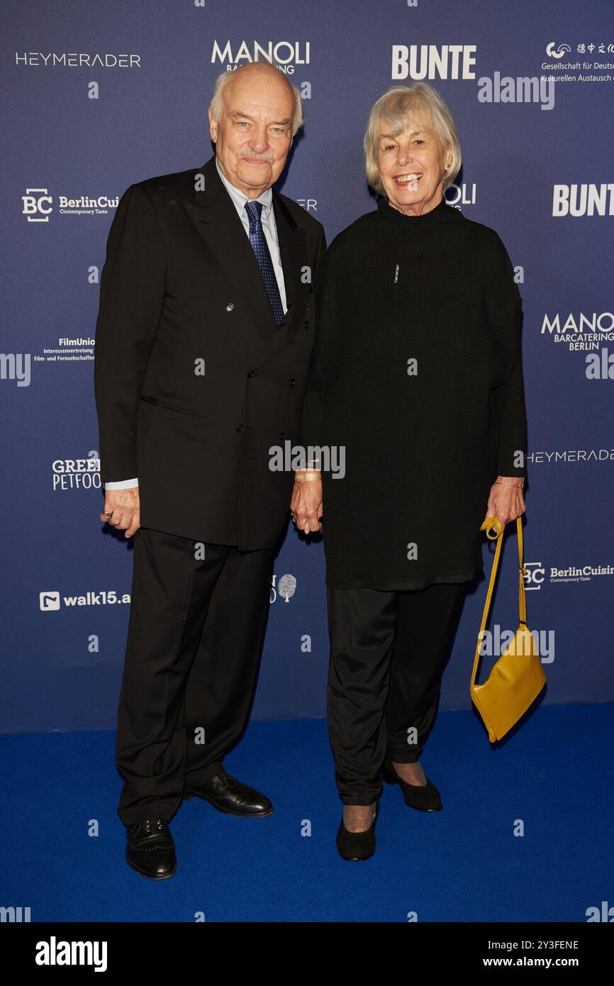 Berlin, Germany. 13th Sep, 2024. Charles Brauer and his wife Lilot Hegi ...