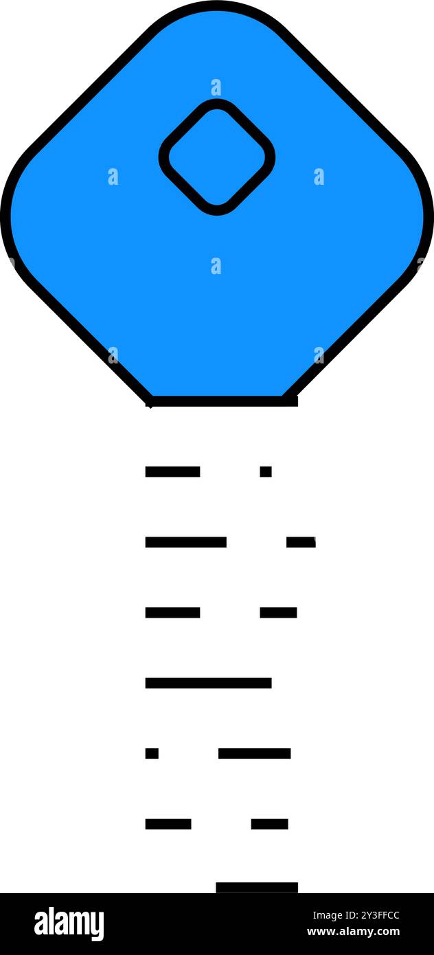 Watch key color icon Stock Vector Images - Alamy