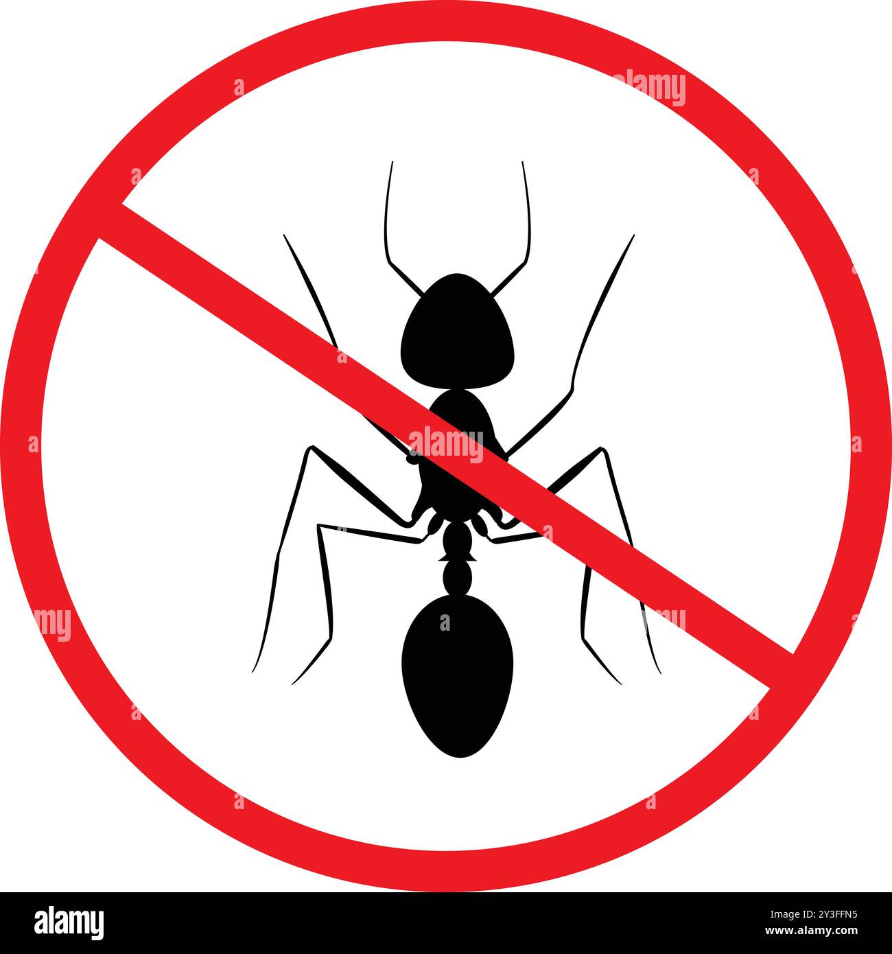 No Ant icon, Not allowed insects icon, home insect, stop Ant icon, Red ...