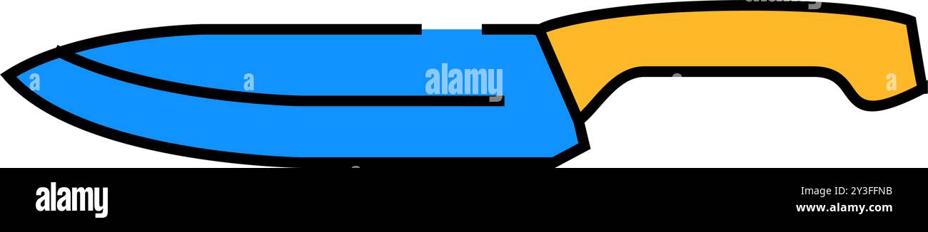 chef knife icon color illustration Stock Vector Image & Art - Alamy