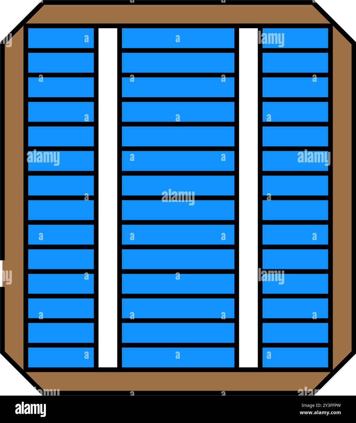 photovoltaic cells solar panel icon color illustration Stock Vector ...