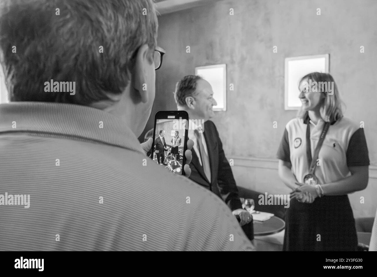 Second Gentleman Doug Emhoff and the U.S. delegation to the 2024 ...