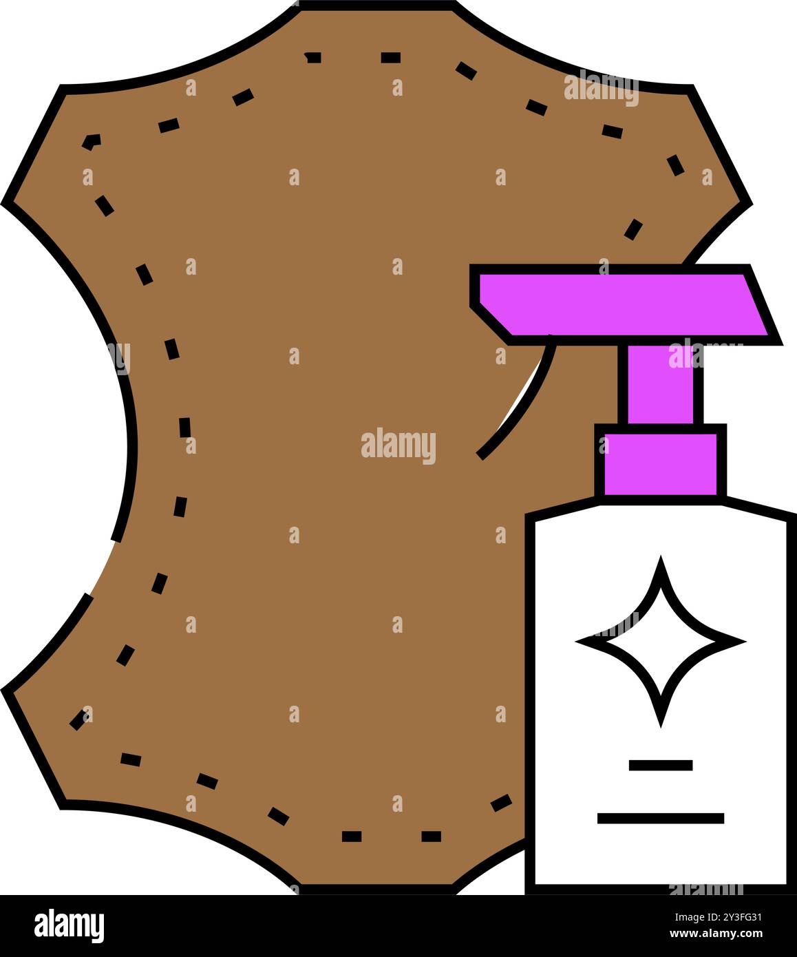 The leather warehouse Stock Vector Images - Alamy