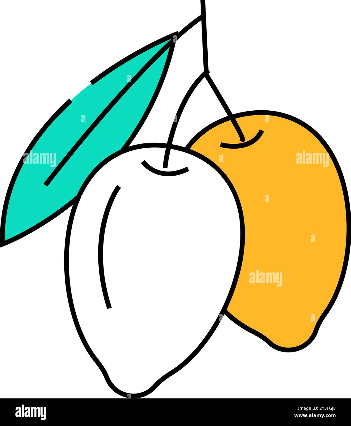 two olives icon color illustration Stock Vector Image & Art - Alamy