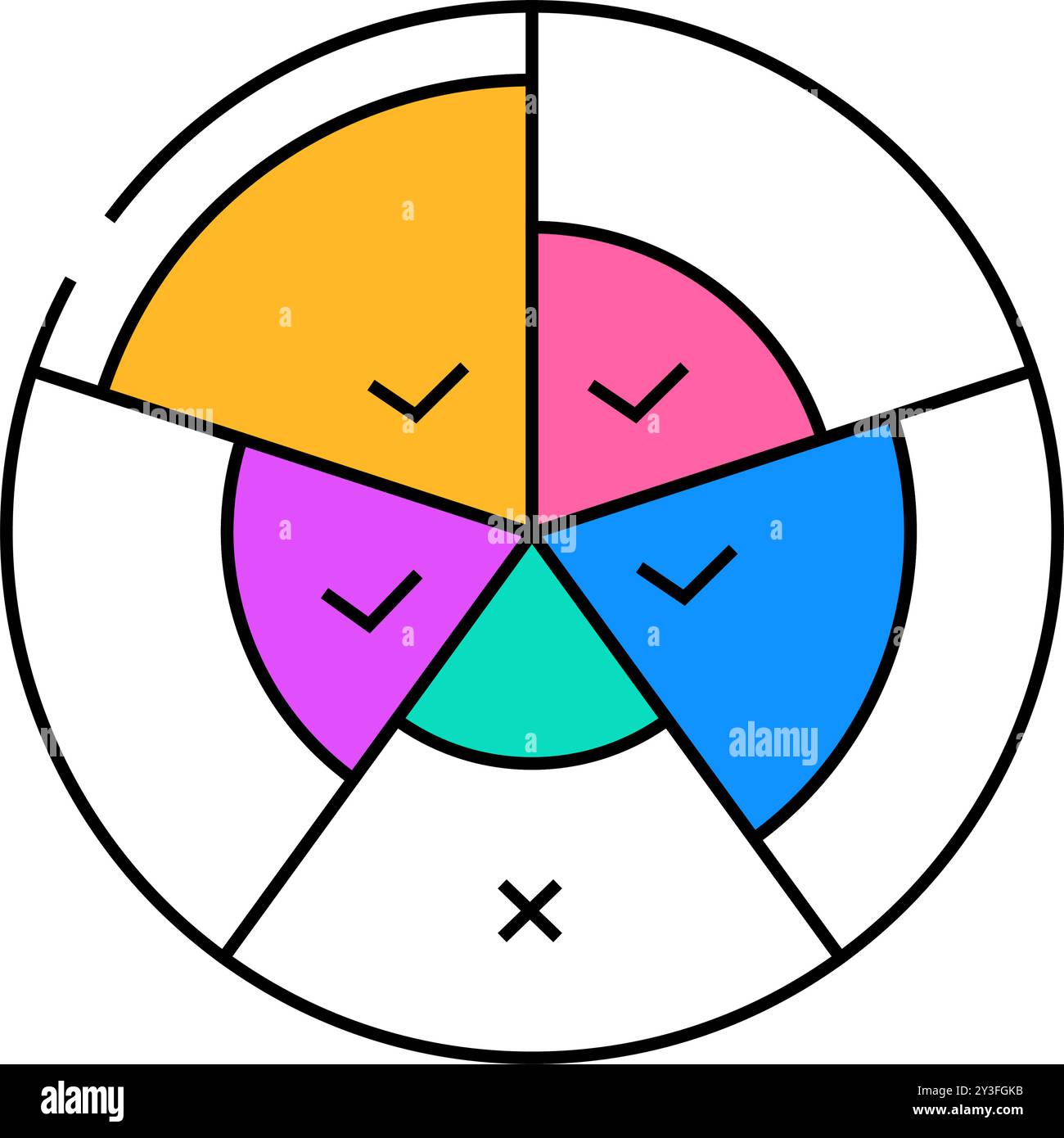 balance wheel icon color illustration Stock Vector Image & Art - Alamy