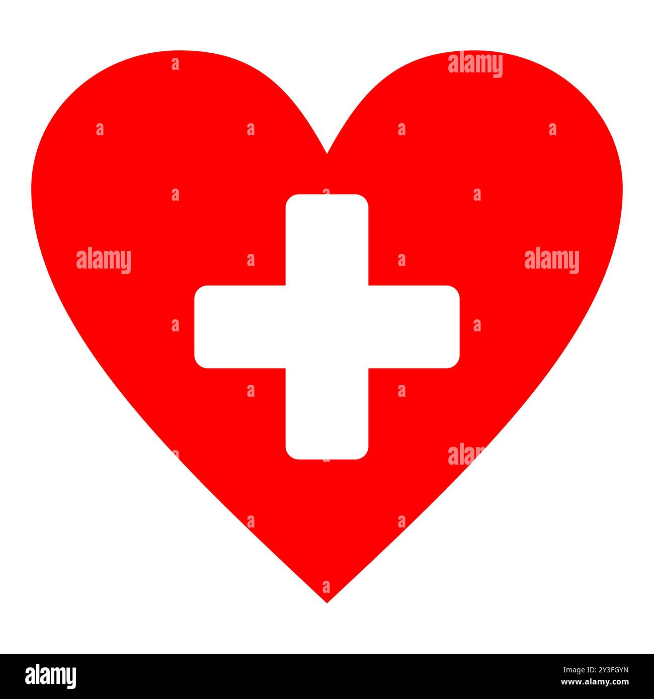 Heart love life. Health care medical icon vector. Help charity support ...