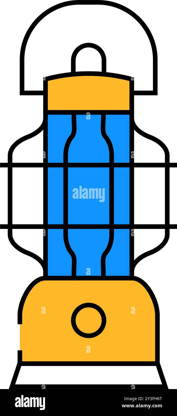 paraffin lamp icon color illustration Stock Vector Image & Art - Alamy