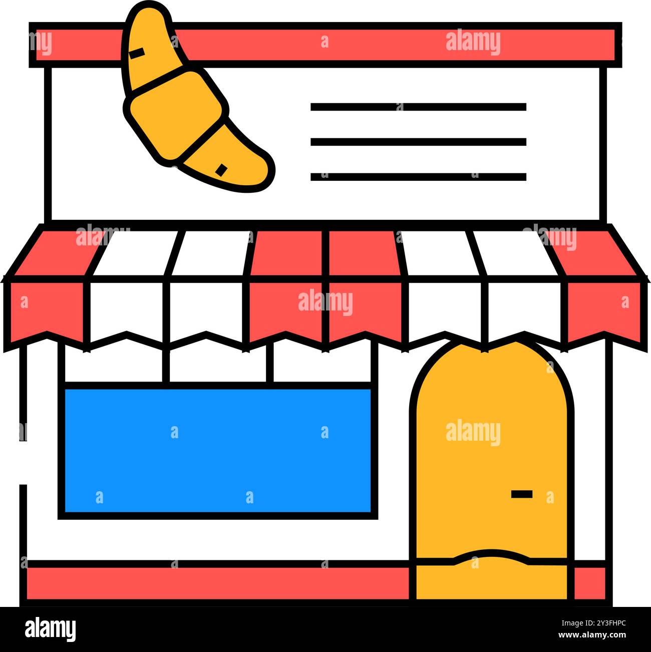 Bakery italy shop Cut Out Stock Images & Pictures - Alamy