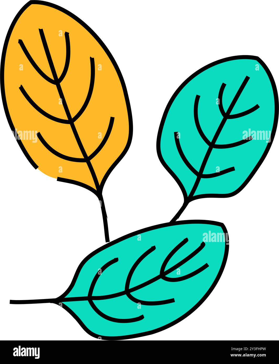 spinach green icon color illustration Stock Vector Image & Art - Alamy