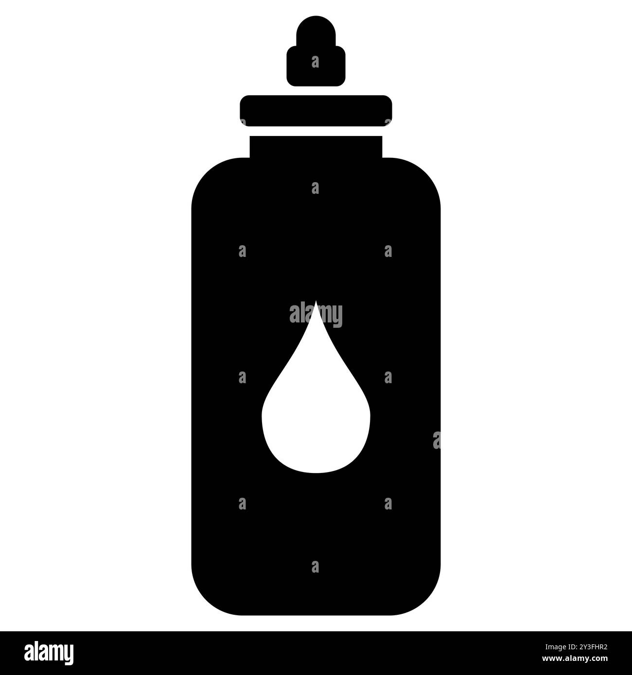 Oil bottle icon vector. Flat sign, solid pictogram. Symbol, logo ...