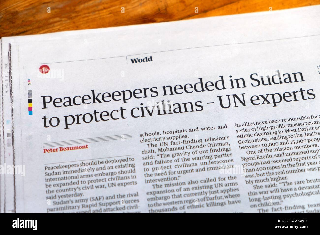 'Peacekeepers needed in Sudan to protect civillians - UN experts ...