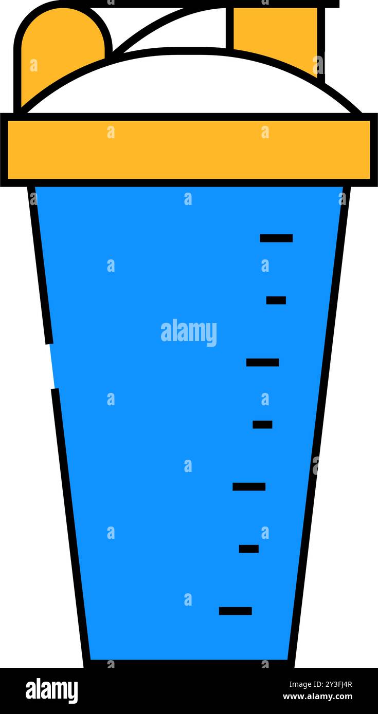 sports shaker cup icon color illustration Stock Vector Image & Art - Alamy