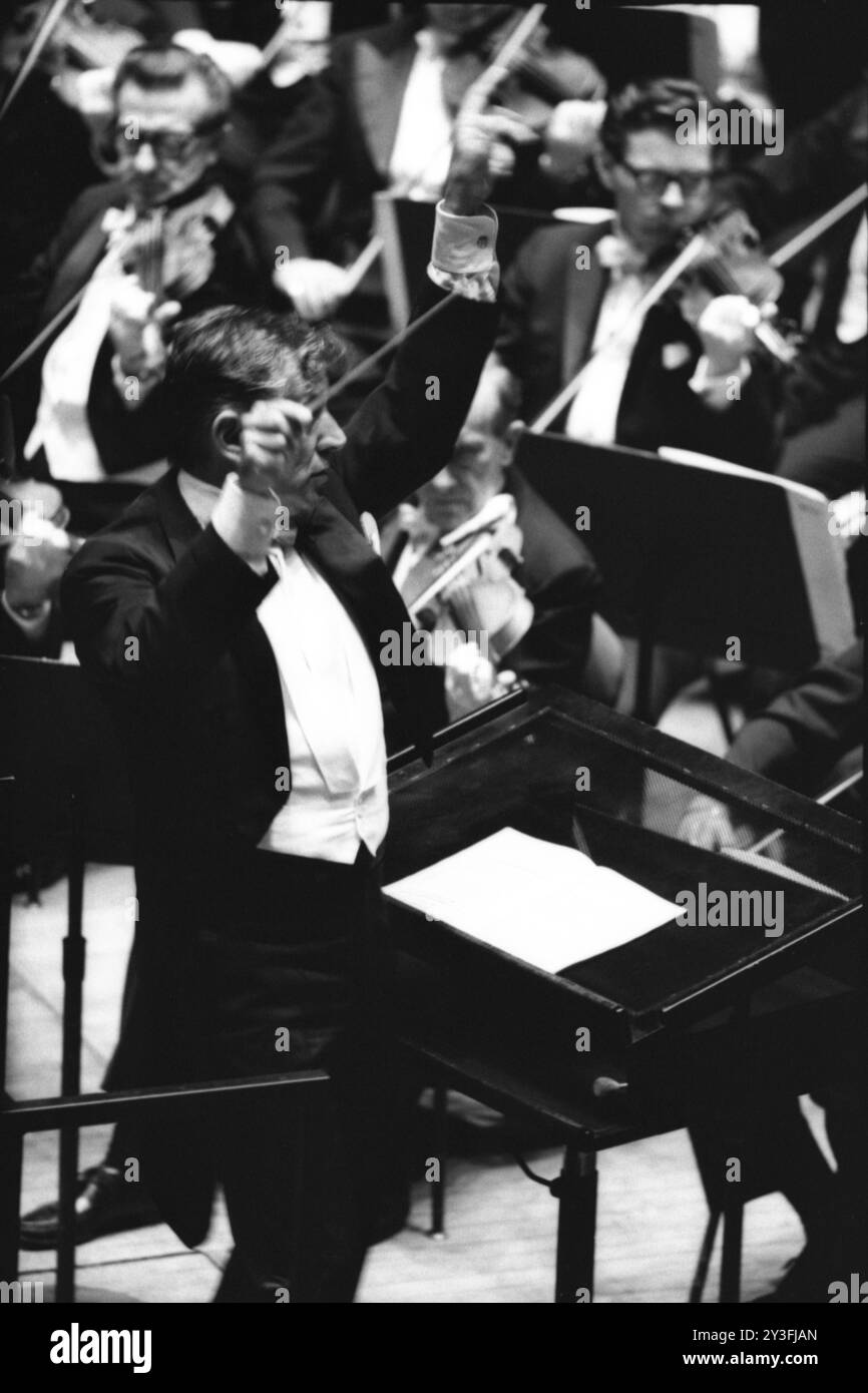 American conductor and composer Leonard Bernstein in New York City July ...