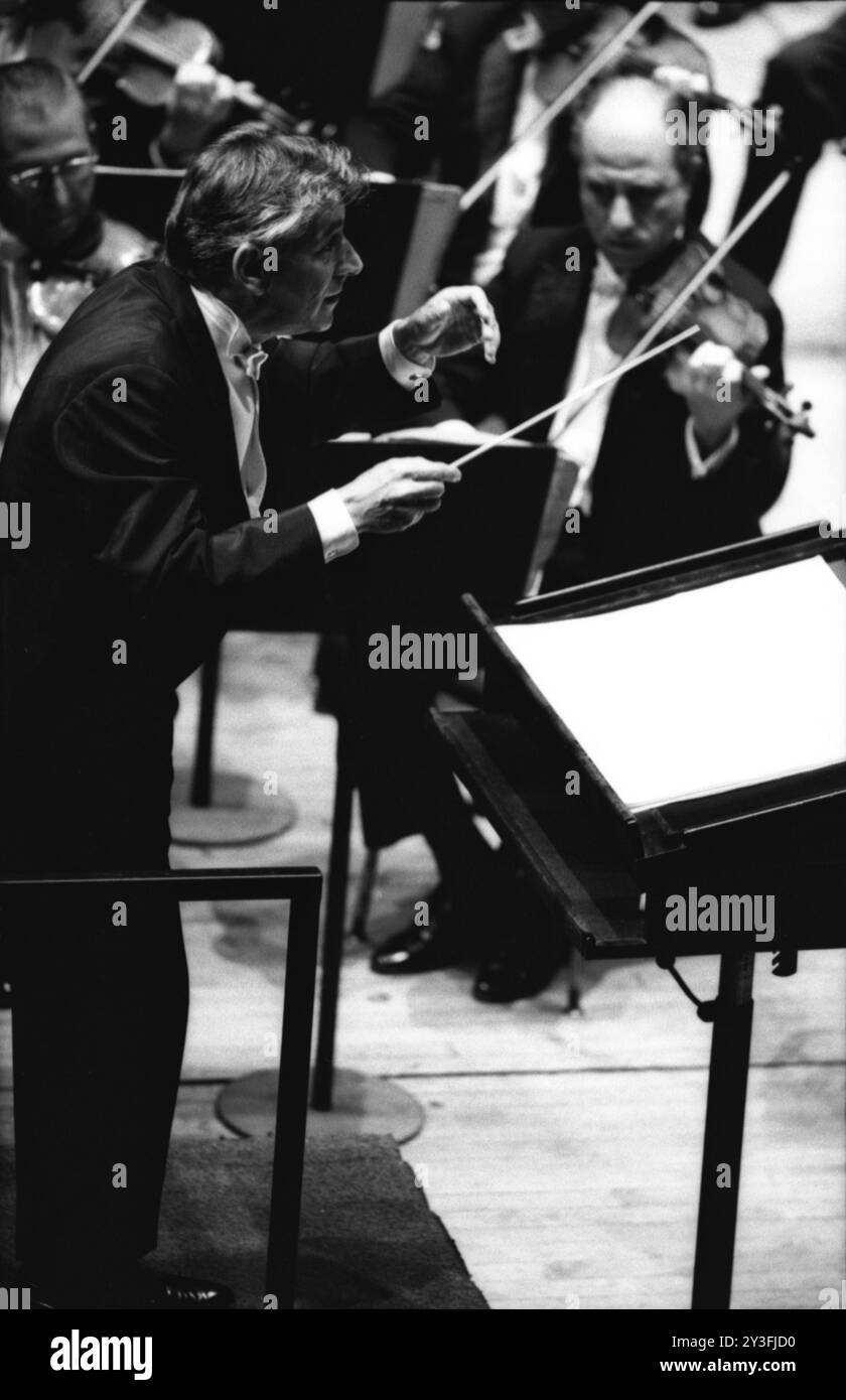 American conductor and composer Leonard Bernstein in New York City July ...