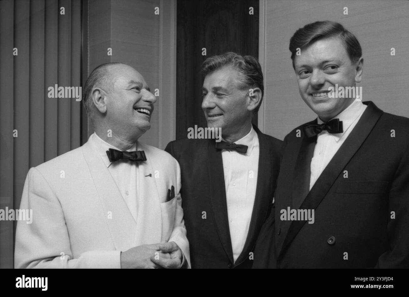 American conductor and composer Leonard Bernstein in New York City July ...