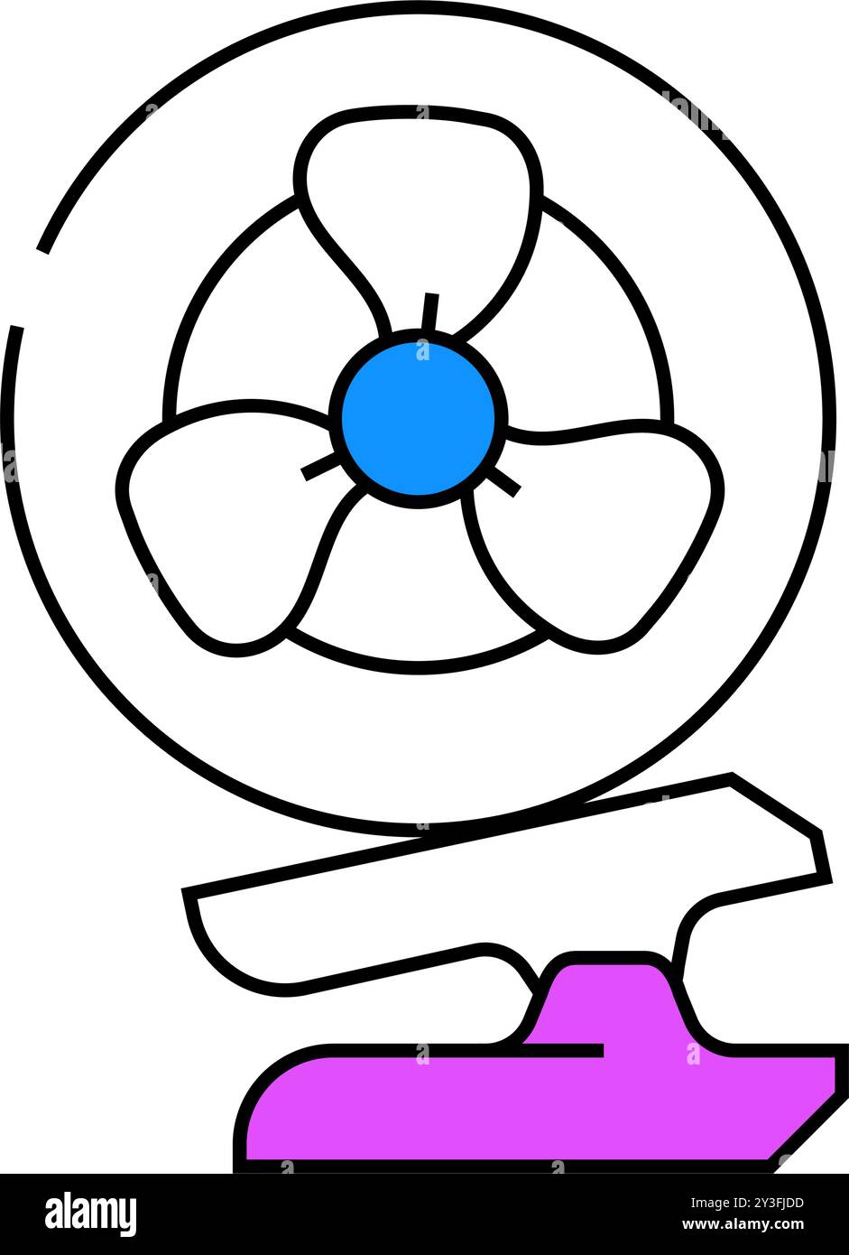 Fan remote control color Stock Vector Images - Alamy