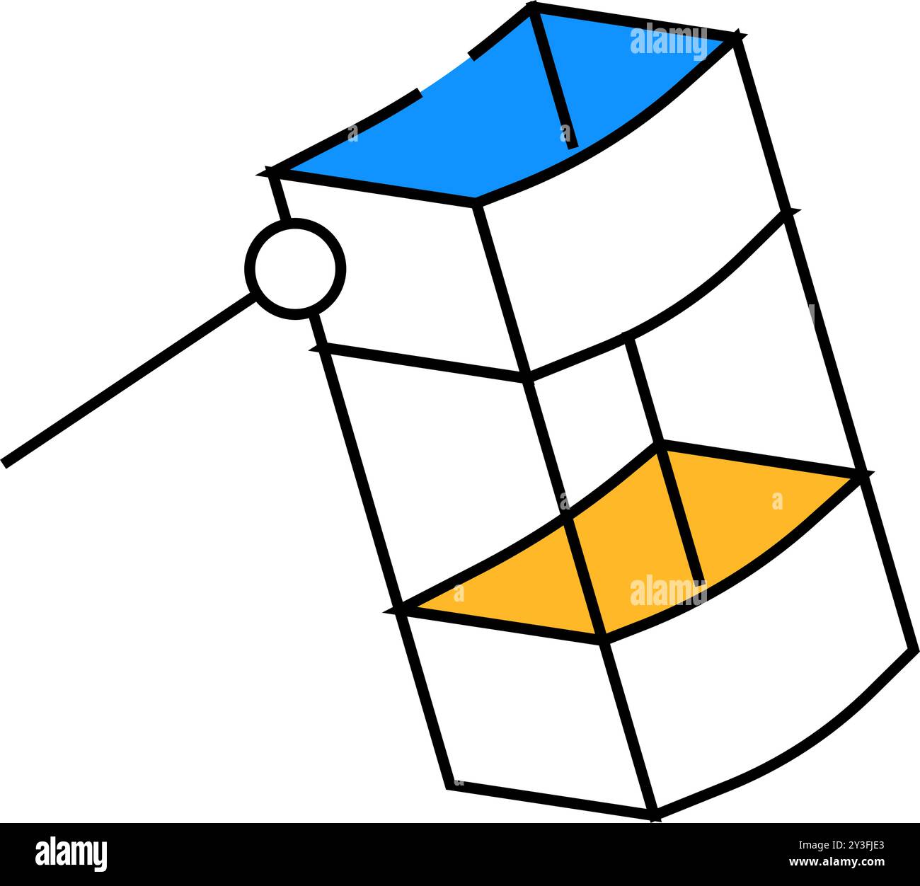 box kite fly icon color illustration Stock Vector Image & Art - Alamy