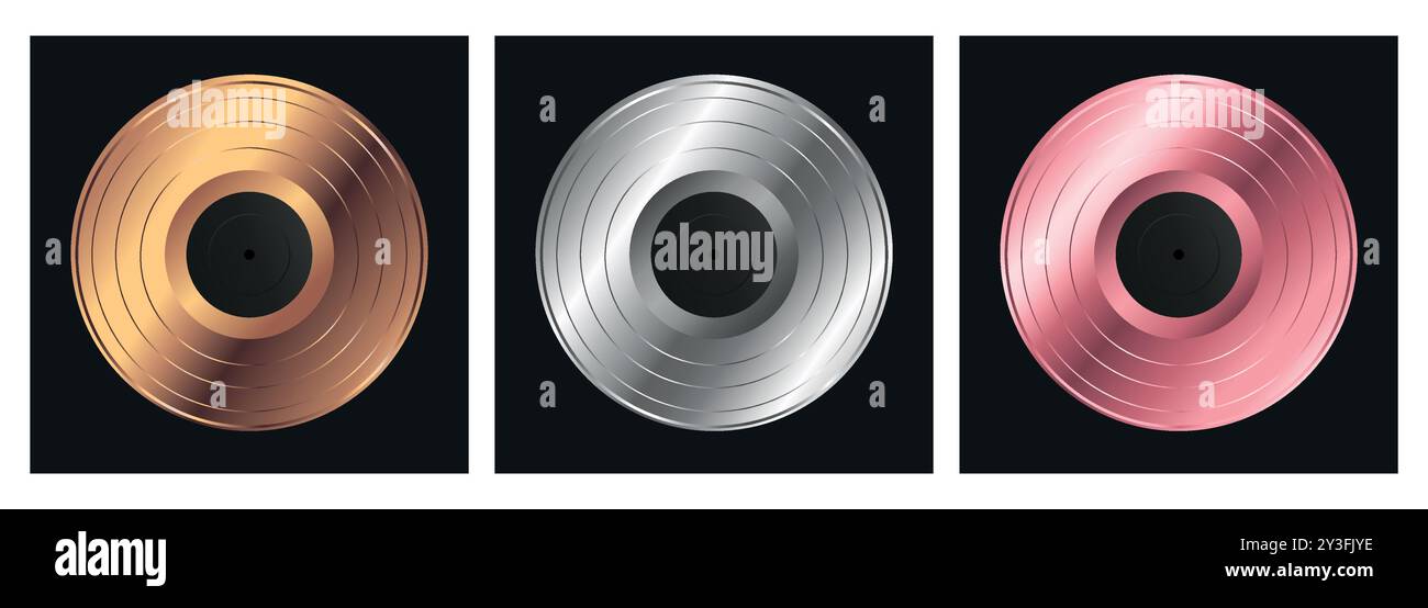 Silver gramophone Stock Vector Images - Alamy