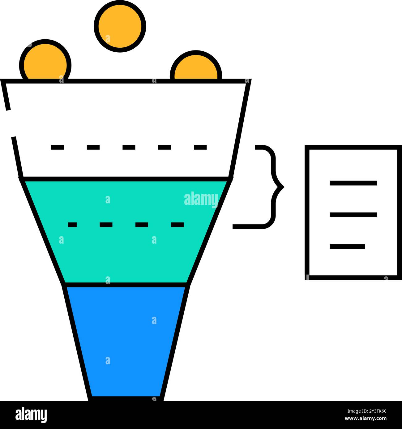 lead qualification icon color illustration Stock Vector Image & Art - Alamy