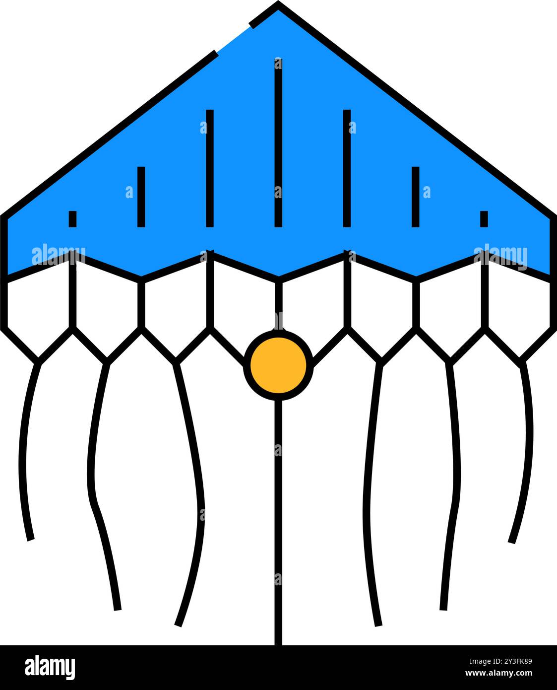 delta kite icon color illustration Stock Vector Image & Art - Alamy