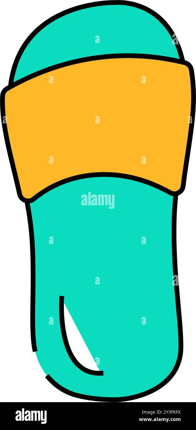 Beach shoes bathroom Stock Vector Images - Alamy