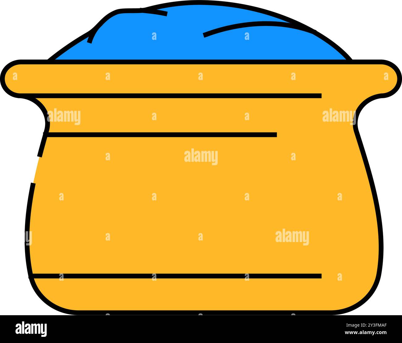 sour cream milk product icon color illustration Stock Vector Image ...