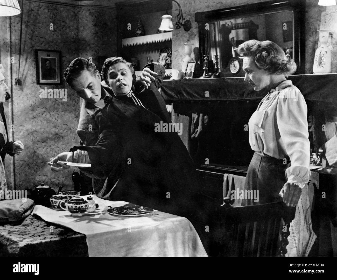 Robert Ayres, , James Kenney, Betty Ann Davies, on-set of the British ...