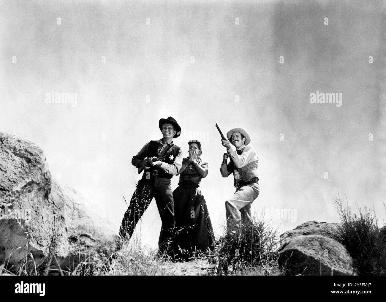 Stuart Wade, Anne Gwynne, Norman Leavitt, on-set of the film, "Teenage ...