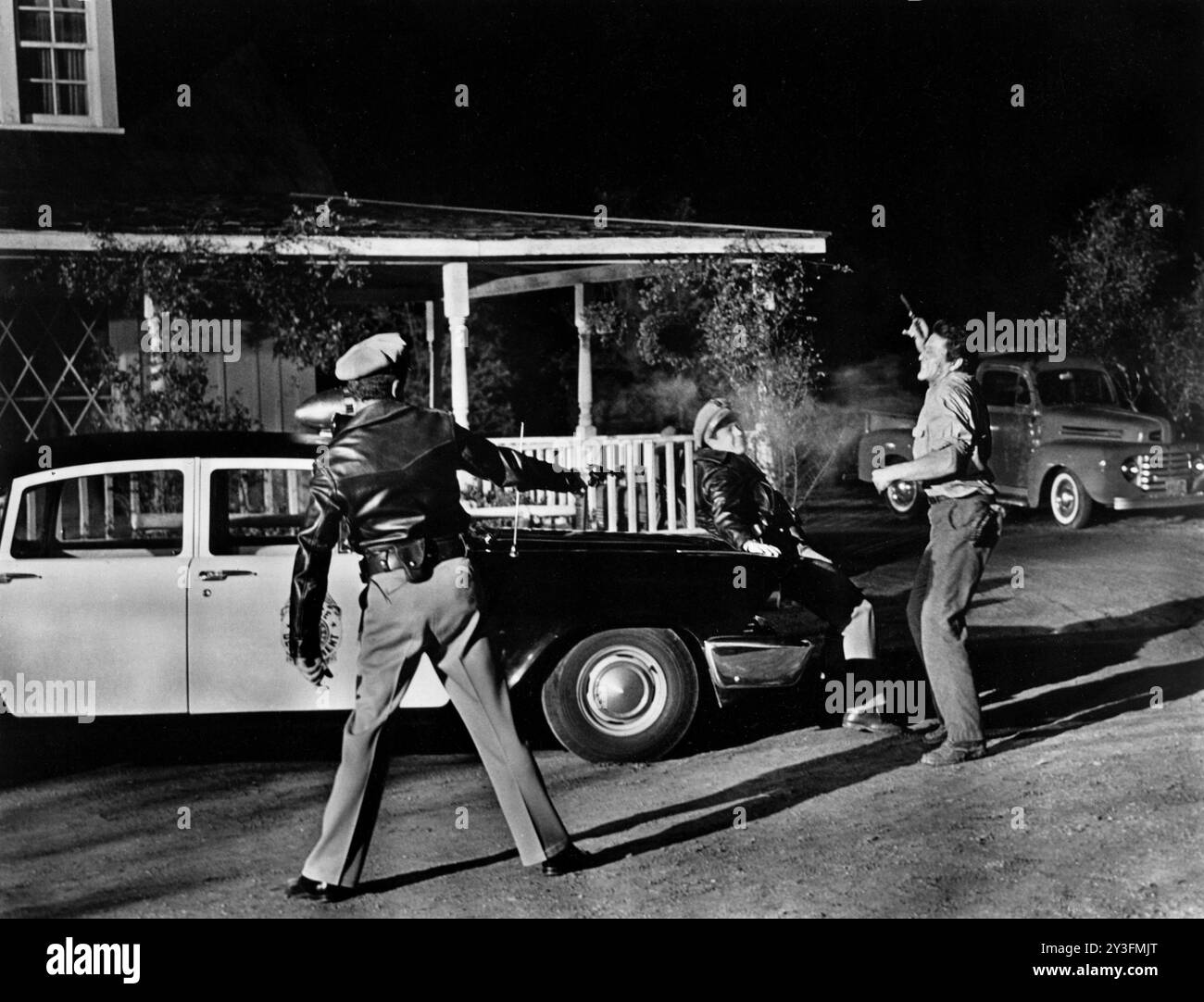 Charles Horvath (far right), on-set of the film, "The Thing That Couldn ...
